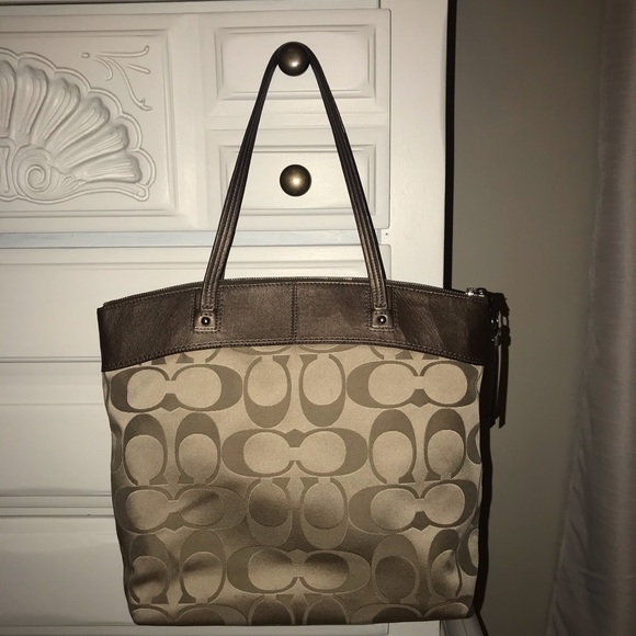 Coach | Bags | Coach Laura Totebronze | Poshmark